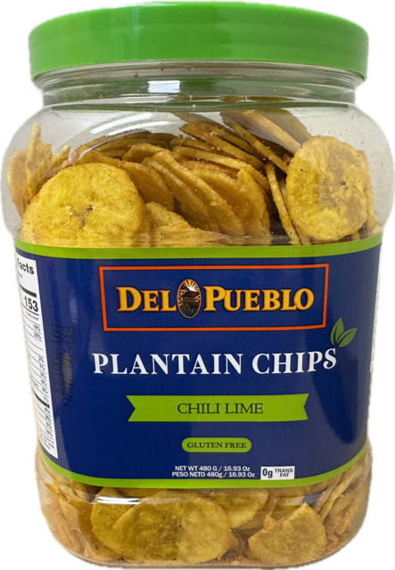 Del Pueblo Plantain Chips Chili Lime – Yell-O-Glow | Wholesale Grocery ...