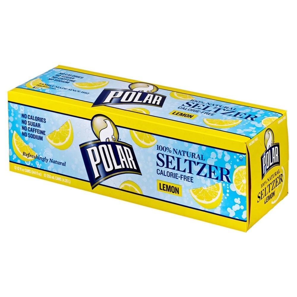 Polar Seltzer Lemon Can(2-12pks) – Yell-O-Glow | Wholesale Grocery ...