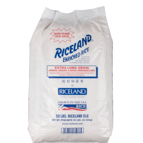 Riceland 50lb Poly 4% Lg Rice – Yell-O-Glow | Wholesale Grocery ...